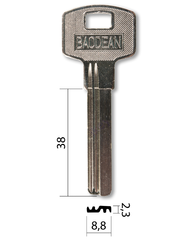 Заготовка ключа BAODEAN металл: продажа, цена в Днепре. Оборудование и ...
