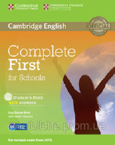 Купить Complete First for Schools Student's Book with answers, цена 640 ...