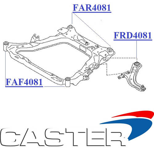 Купить Полиуретановый сайлентблок переднего рычага задний Nissan ...