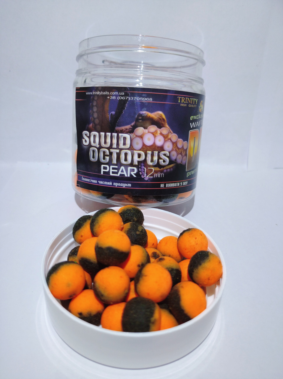 Бойлі Trinity Baits Вафтерс duo Squid cotopus-груша 12 мм 75 (ID#1229931330), ціна: 150 ...