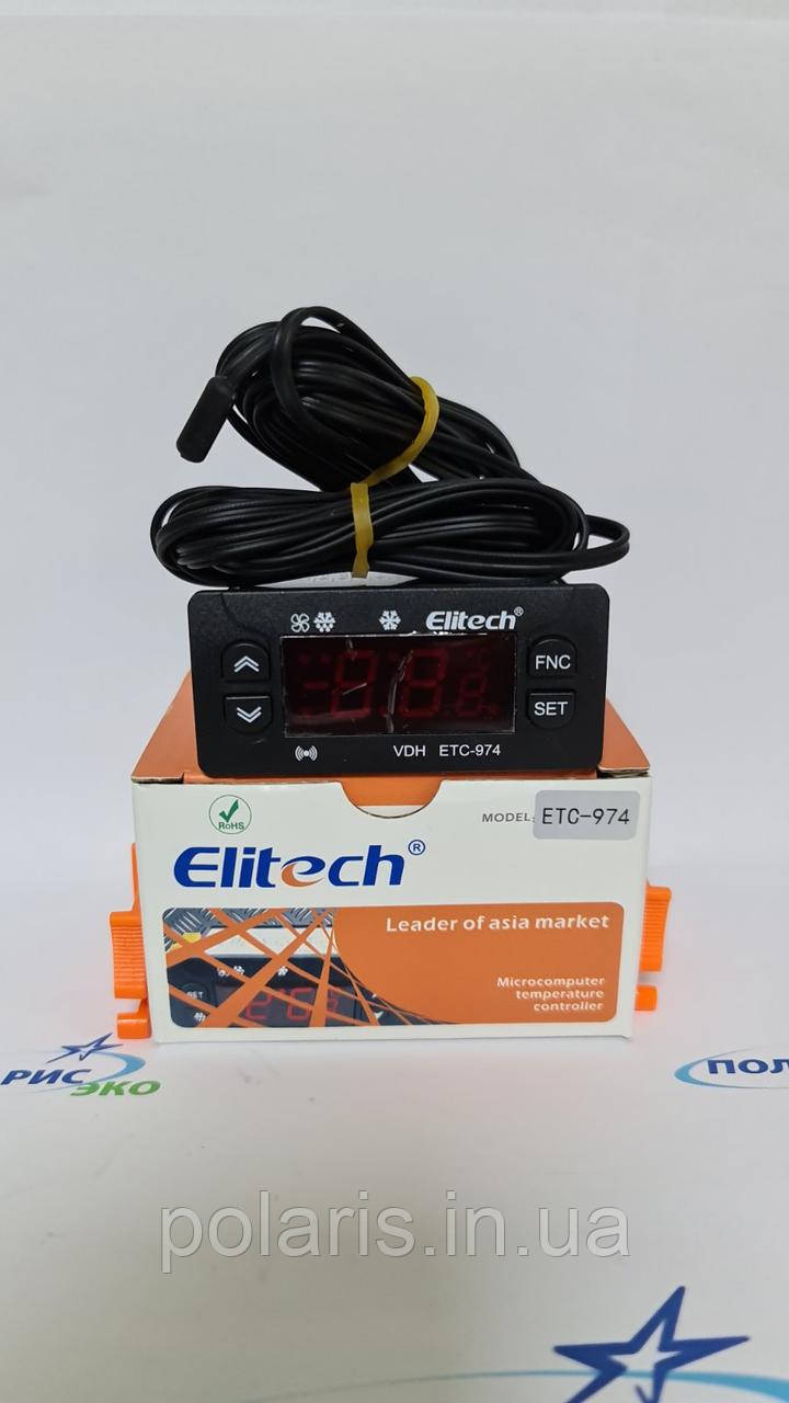 Контроллер Elitech ETC-974 (2 датчика). Электронный термостат., цена 722 грн — Prom.ua (ID ...