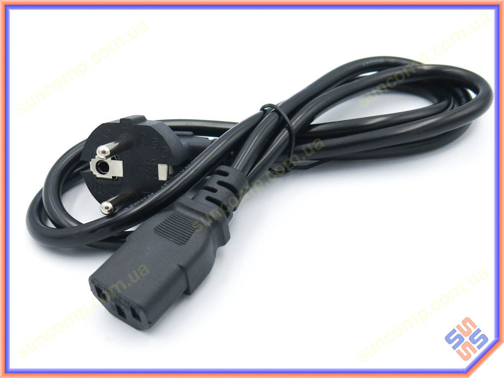Кабель Питания для ПК (AC) 220V в Блок Тройной, IEC - C13 1.2M — Купить ...