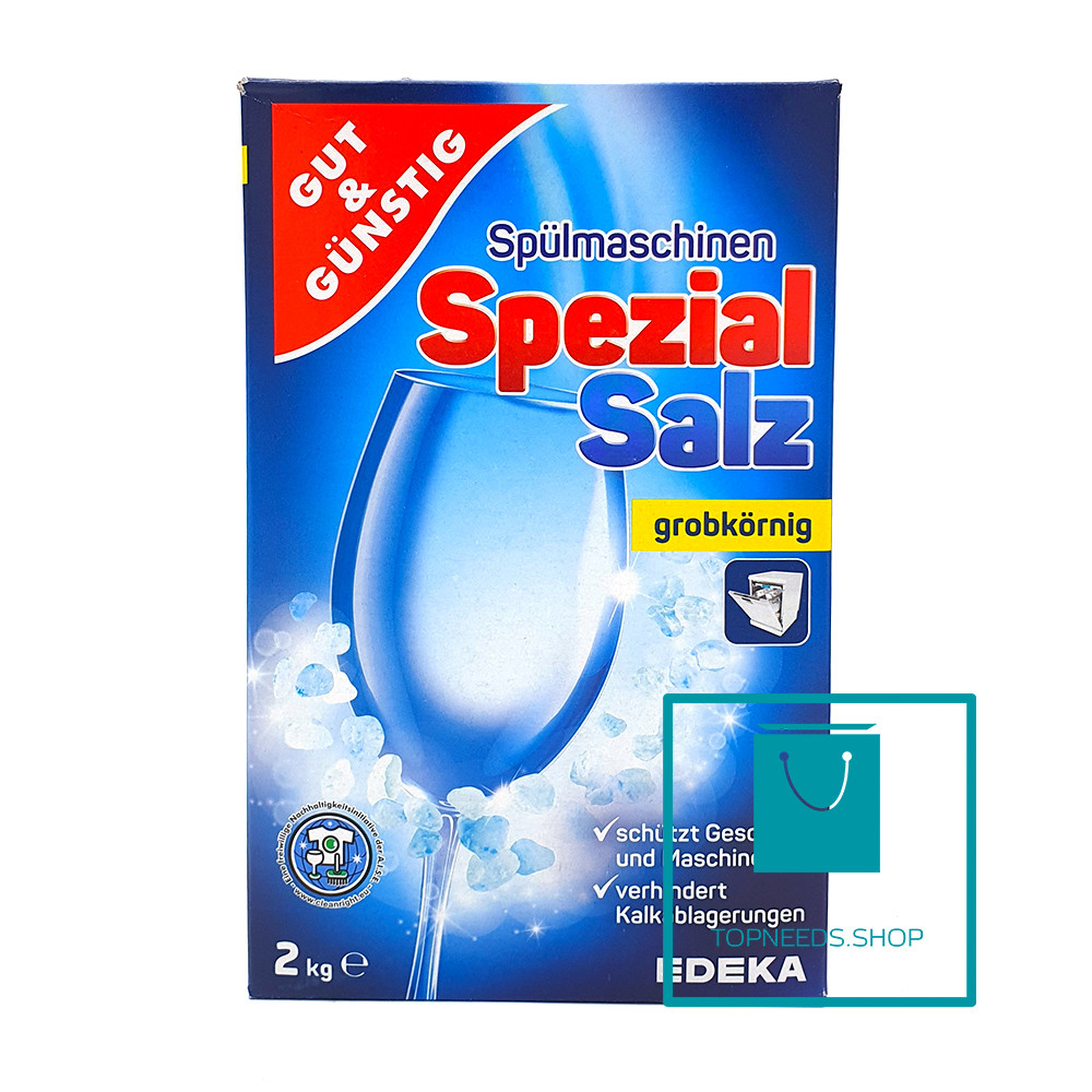 Соль для посудомоечной машины Gut&Gunstig Spezial Salz 2кг, цена 42 грн ...