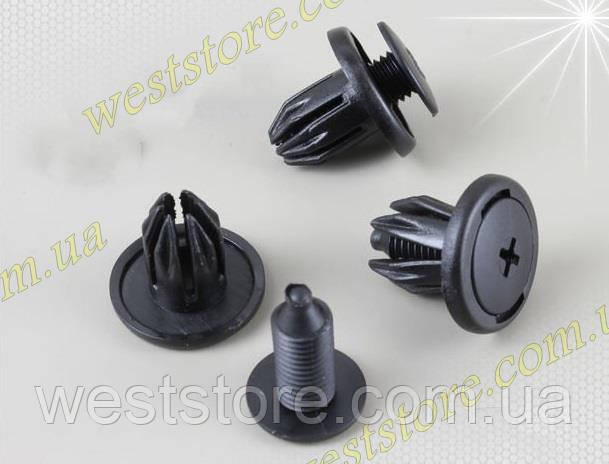 Пистон,Клипса Крепления бампера Lanos Sens Ланос Сенс Aveo ф=10 мм ...