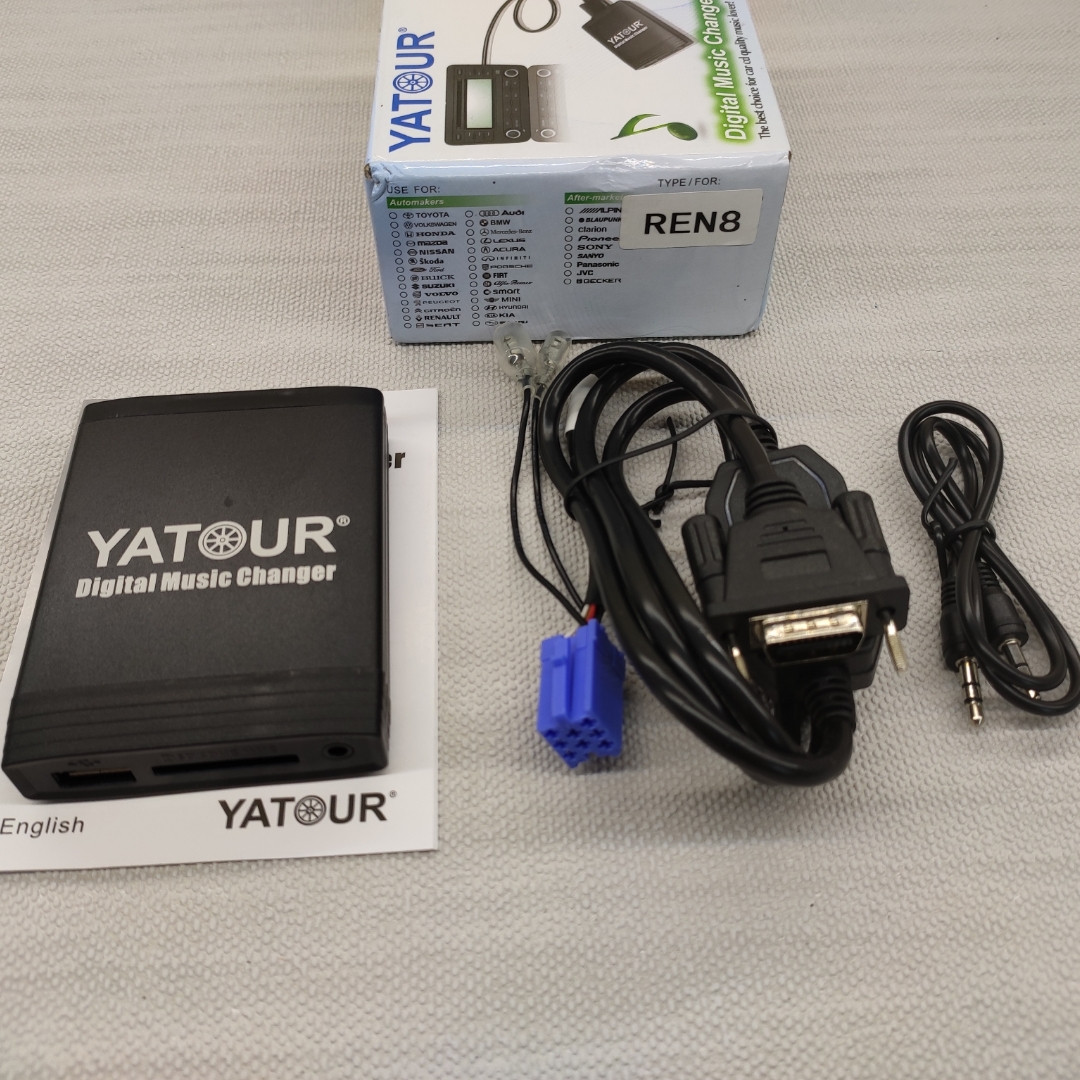 Адаптер Yatour для Renault 8pin, цена 2950 грн — Prom.ua (ID#1231981703)