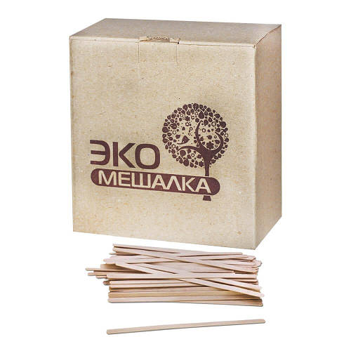 Мешалка Деревянная для кофе и чая 1000 шт. Eco friendly (12 см) (ID ...