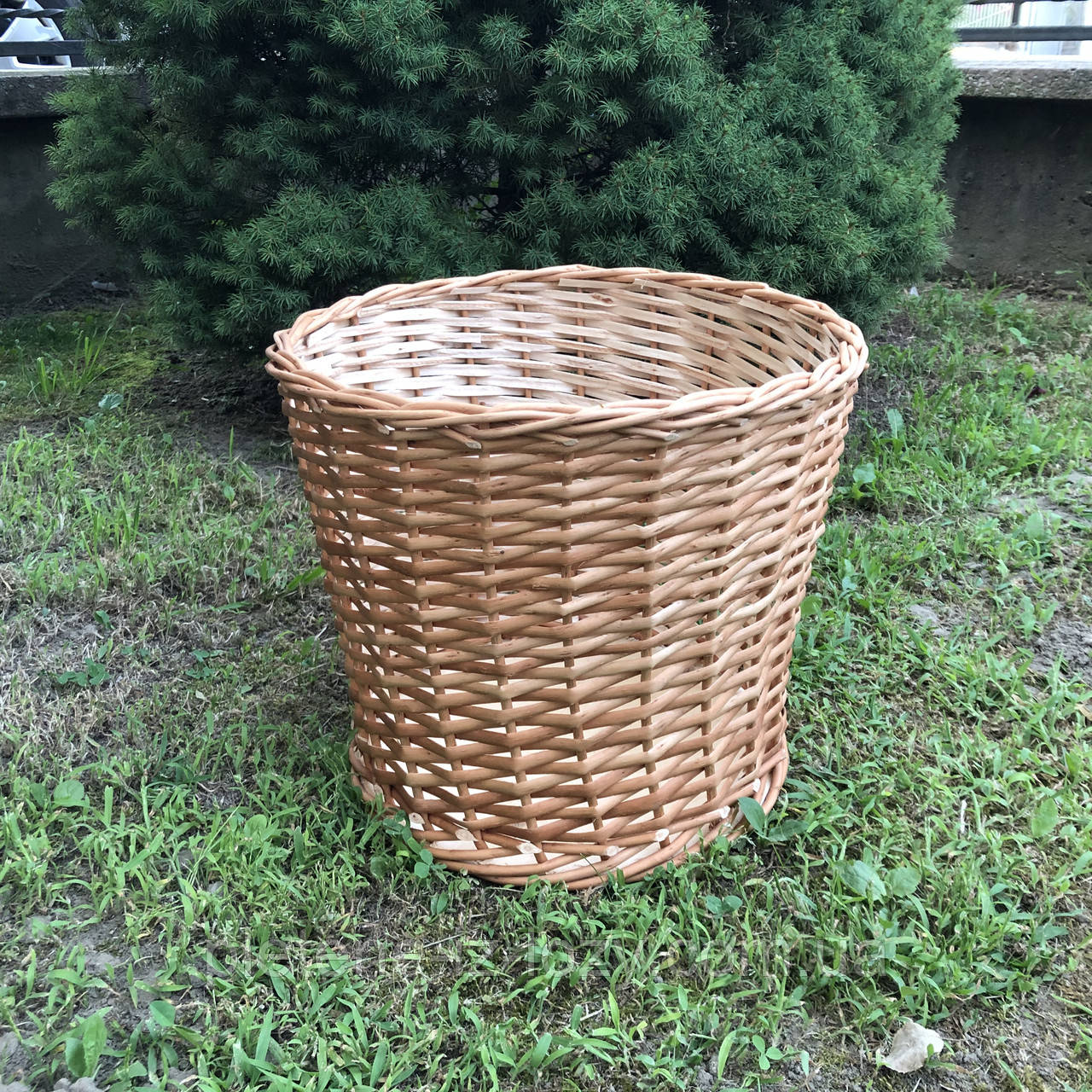 Корзина плетена із лози Кашпо D30хh30 см продаж ціна у Ужгороді Відра для сміття від