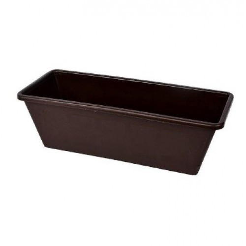 Балконный ящик для цветов, 50 см КОРИЧНЕВЫЙ (ID#1233281842), цена: 81 ...