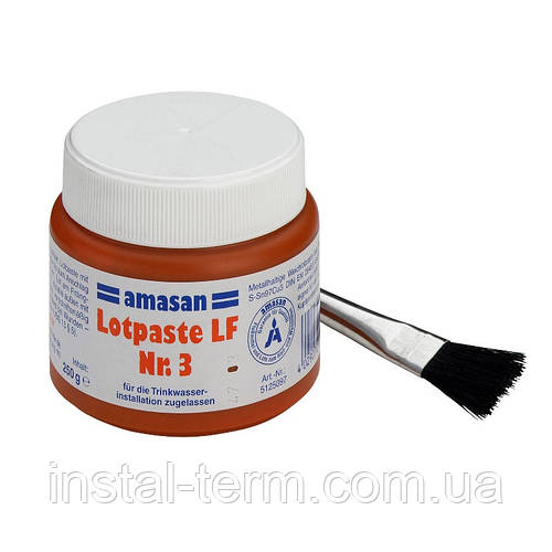 Флюс-паста для пайки медных труб AMASAN LOTPASTE LF NR.3 250Г (ID ...