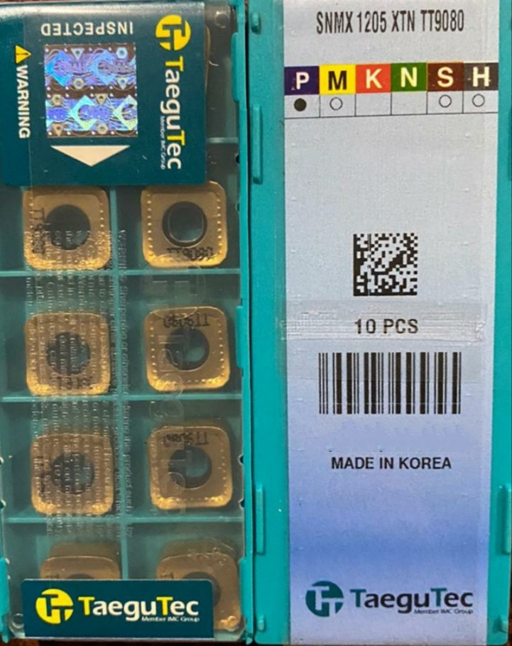 SNGX 1205 XTN TT9080 Taegutec Original Пластина твердосплавная сменная: продажа, цена в ...