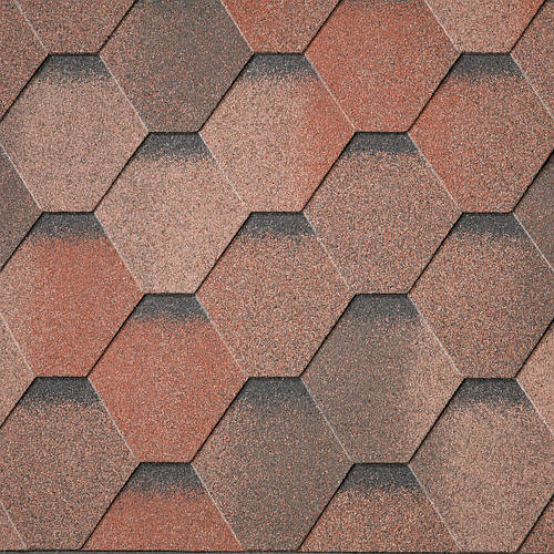 Купить Бітумна черепиця Superglass Hex Битумна черепица Айко 10 Tile