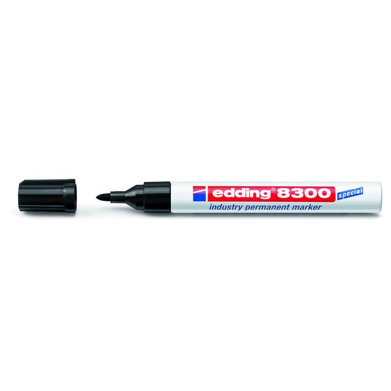 Маркер edding 8300 Industry Permanent черный перманентный промышленный ...