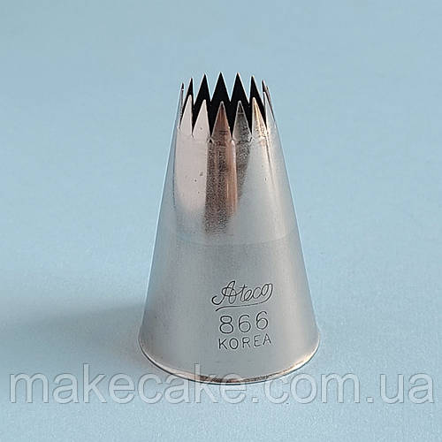 Кондитерская насадка Ateco №866 открытая французская звезда, цена 80 ...