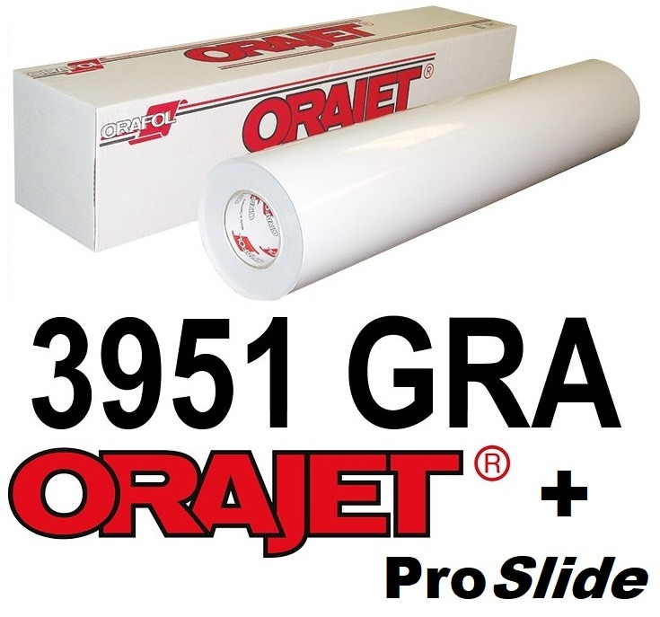 Orajet 3951 010 GRA White Gloss + ProSlide - виниловая, литая пленка ...