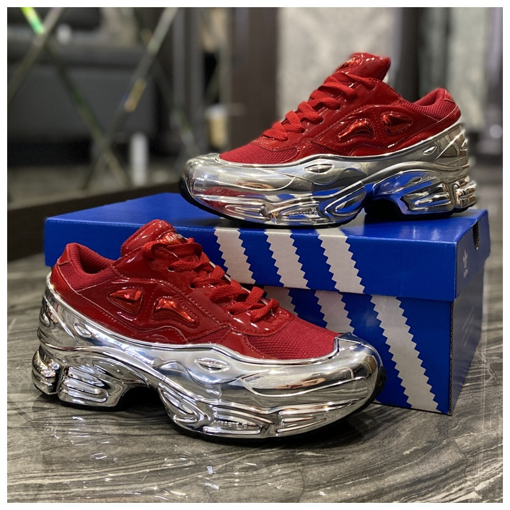 Женские Кроссовки Adidas Raf Simons Ozweego Core Red Silver Metallic ...