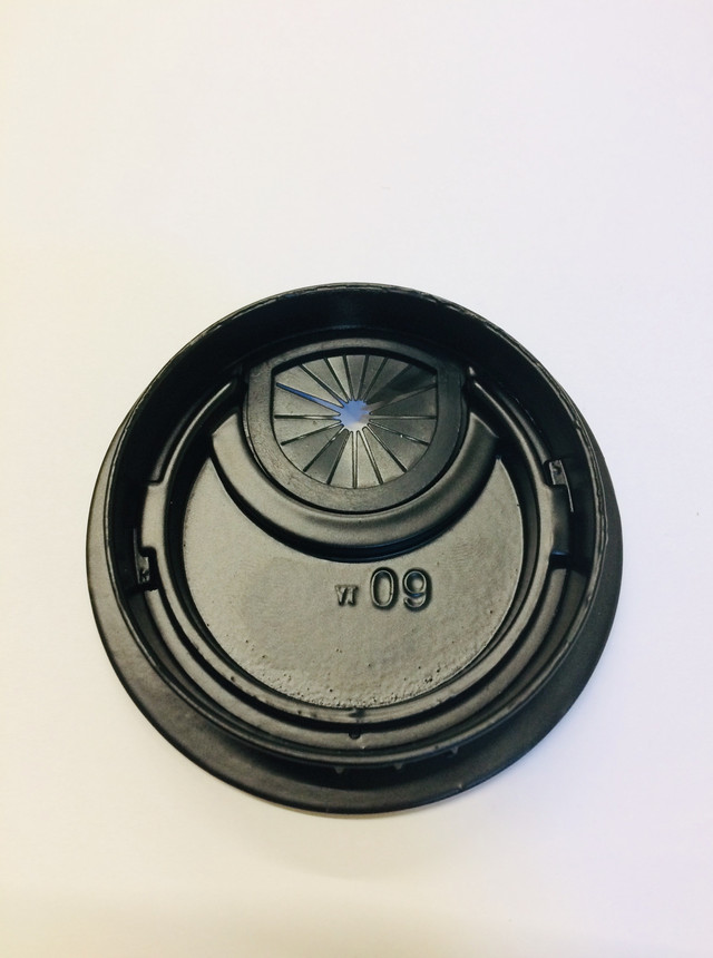 Меблева заглушка для кабель каналу ST-350 Black чорна металева, цена ...