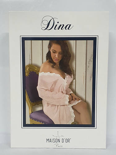 Халат жіночий Maison d'or Dina Рожевий S (ID#1234062201), цена: 2280 ₴, купить на Prom.ua