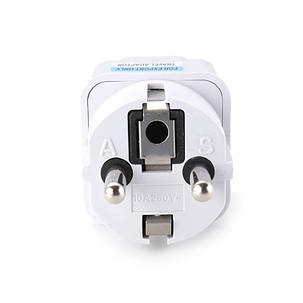 Переходник Евро 220V: продажа, цена в Харькове. Шнуры, переходники от ...