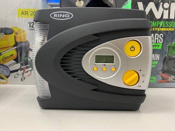 Компрессор с автостопом Ring RAC630 с цифровым манометром и сигнальным ...