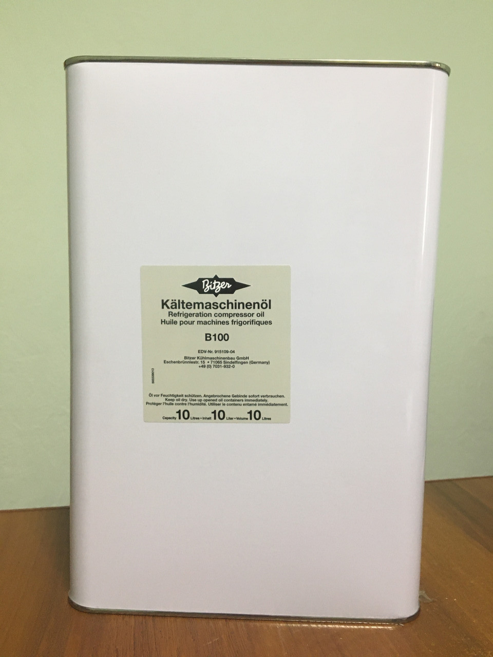 Масло BITZER B 100 кан. 10л: продаж, ціна у Києві. Мастильно-охолоджуючі рідини від "ТОВ "ТД ...