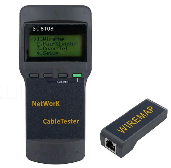 Блок "WIREMAP" к кабельному тестеру LAN сети SC8108 - купить по лучшей ...