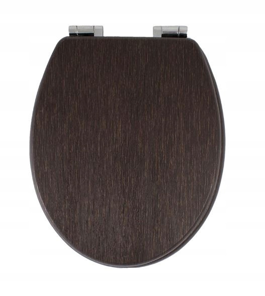Сиденье для унитаза деревянное, стульчак Comfort Wooden - цвет венге ...