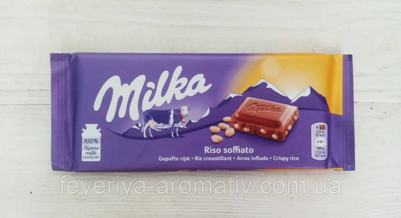 Шоколад Milka Riso sofiato 100г (Швейцария): продажа, цена в Луцке ...