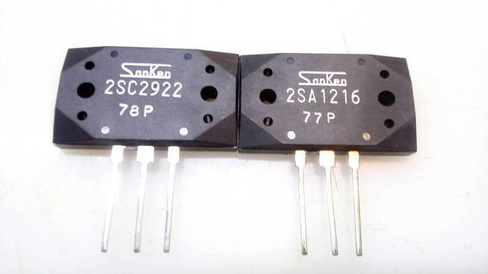 Біполярні транзистори 2SA1216 2SC2922. Оригінал. hfe 100-110., цена 350 ...