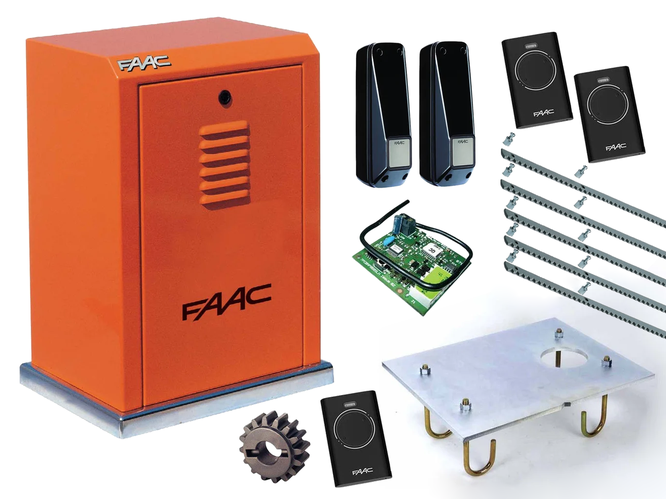 Купить FAAC 884 MC KIT автоматика для откатных ворот (створка до 3500 ...