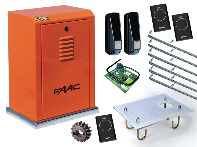 FAAC 884 MC KIT автоматика для откатных ворот (створка до 3500 кг ...