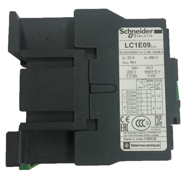 Контактор 9А LC1E0910M5 Schneider Electric lc1e0910 EasyPact, цена ...