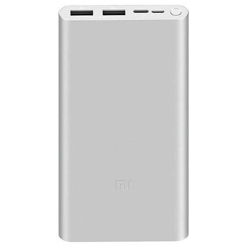 Купить Повербанк 10000 mAh, Xiaomi Mi Power Bank 3 New серебристый ...