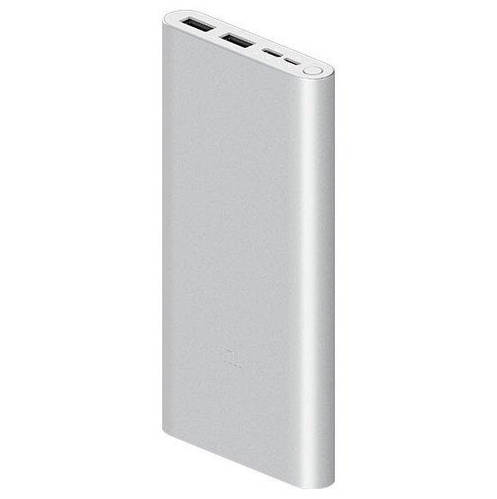 Купить Повербанк 10000 mAh, Xiaomi Mi Power Bank 3 New серебристый ...