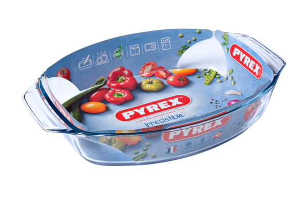 Форма з/до PYREX Irresistible форма стек.овал. 39х27х7см (4л) (412B000 ...