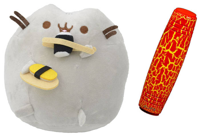 Комплект Мягкая игрушка кот с суши Пушин кэт и Антистресс игрушка ...