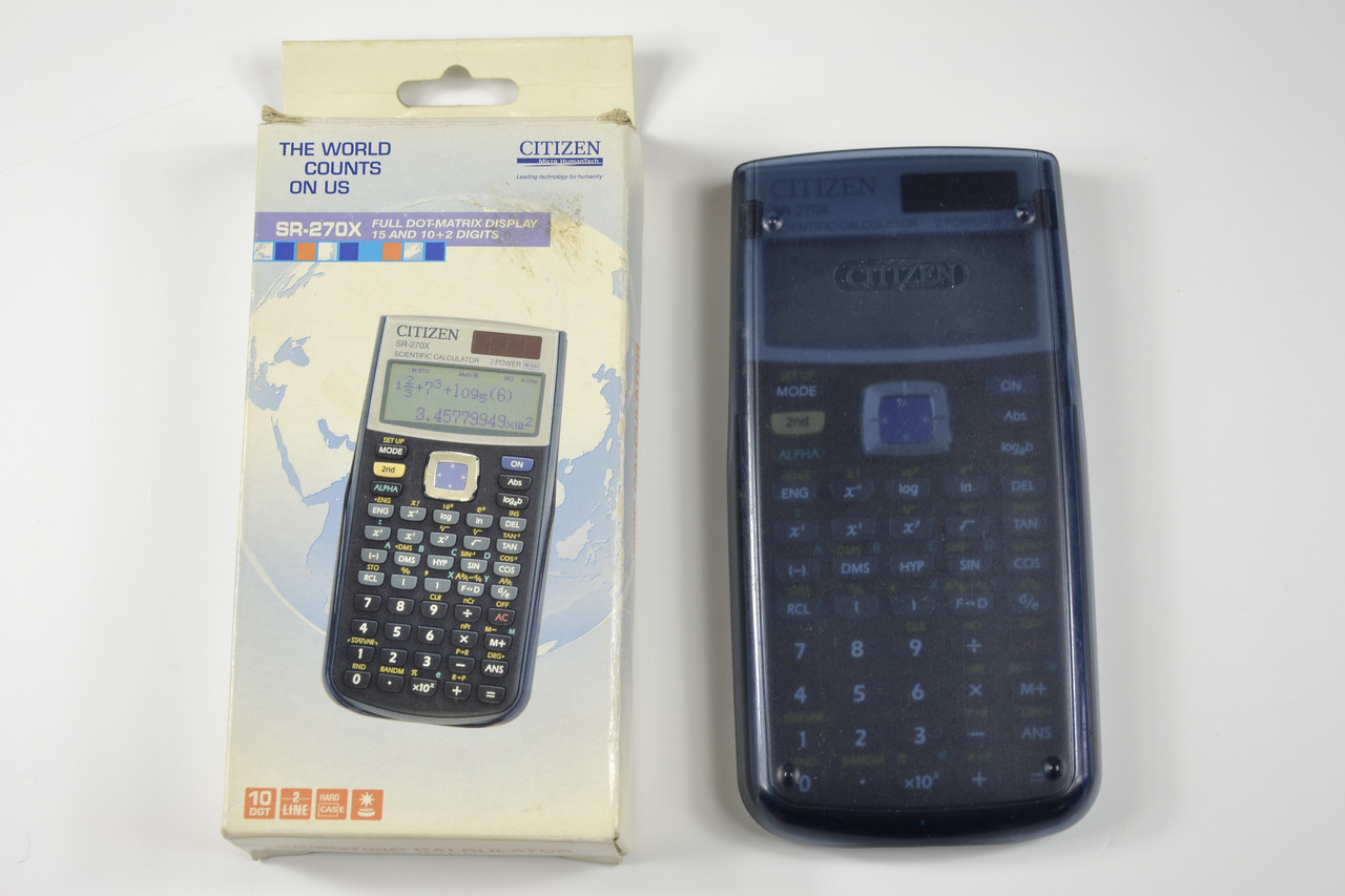 Купить Научный калькулятор Citizen SR-270X Scientific Calculator, цена ...