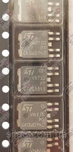 Микросхема VN750PT VN750-E STMicroelectronics корпус PPAK TO252, цена 100 грн — Prom.ua (ID ...