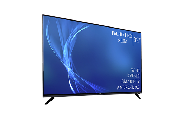 Купить Современный телевизор Bravis 32" Smart-TV/Full HD/DVB-T2/USB Android 9.0 + ПОДАРОК, цена ...