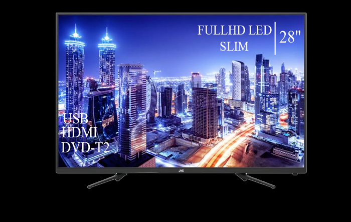 Современный телевизор JVC 28" FullHD+DVB-T2+USB, цена 6128 грн — Prom ...
