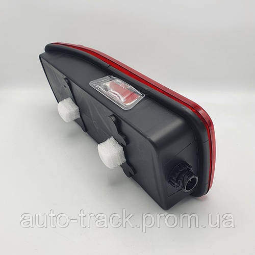 Фонарь задний SCANIA P-G-R-T с (фишкой) AMP и подсветкой номера Левая ...