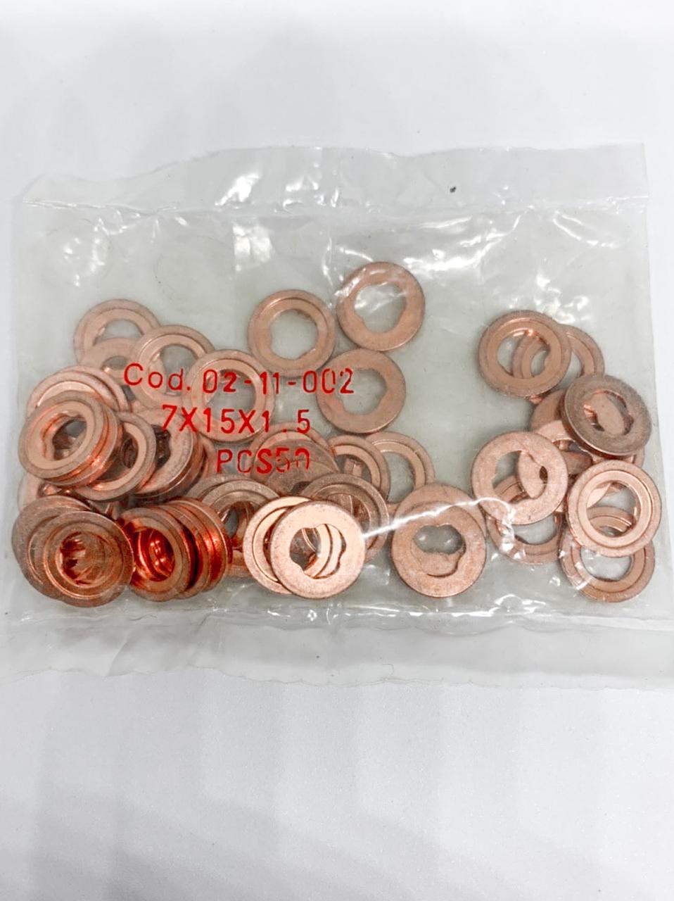 Шайба медная 02-11-002 (7х15х1,5) (ID#1248000110), цена: 20.43 ...