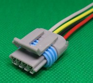 Автомобильный разъём герметичный гнездовой 4-х контактный аналог Delphi ...