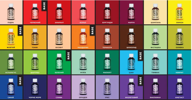 Барвники YERO colors в Сумах від компанії "Тафіта".