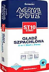Шпаклівка гіпсова ACRYL-PUTZ ST10 START, 2в1 (старт + фініш) 20кг, ціна ...