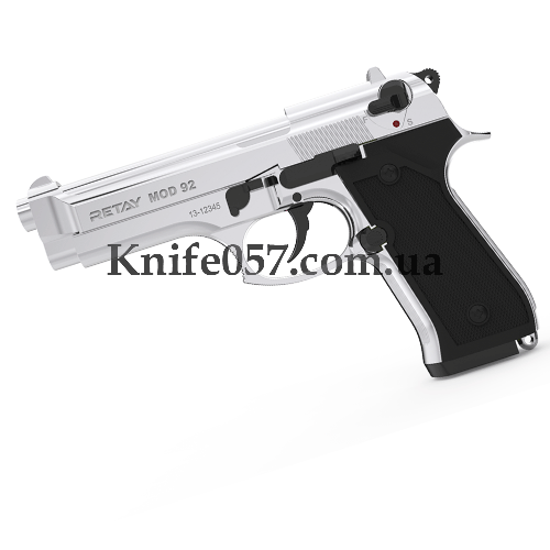Купить Пистолет стартовый Retay Mod 92, Nickel, цена 3109 грн — Prom.ua ...
