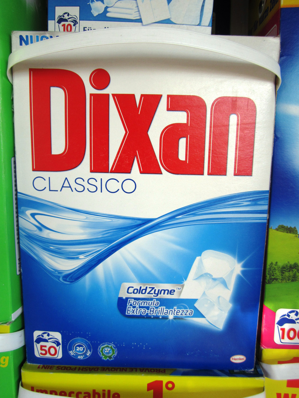 Пральний порошок Dixan Classico cold zyme Extra brillantezza 50 прань ...