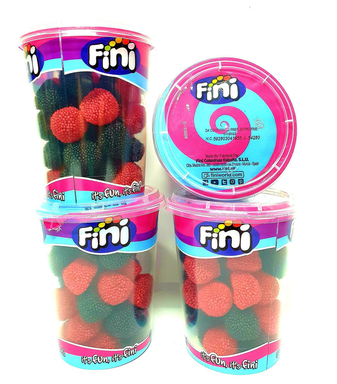 Желейні цукерки FINI Cups Black & Red Berries 200 г (ID#1251992548 ...