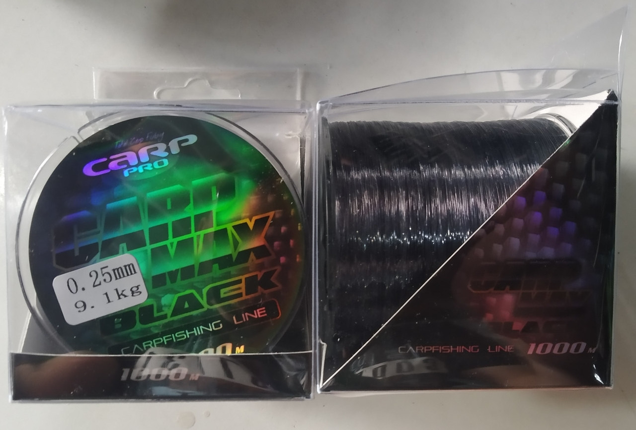 Купить Леска Carp Max Black 1000м 0,25-0,35, цена 363 грн — Prom.ua (ID ...