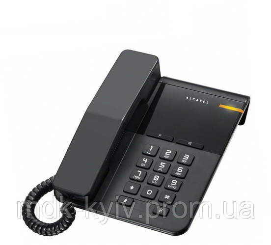 Alcatel T22 RU BLK проводной настольный телефон, чёрный корпус, цена ...