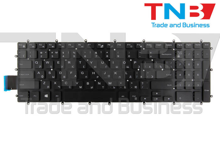 Клавиатура Dell JY-K908-005-006-007 черная с подсветкой RUUS, цена: 525 ₴, купить на Prom.ua